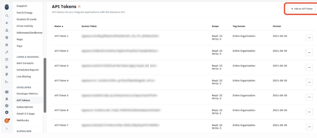 Requirements for Integration via Samsara – Fr8App